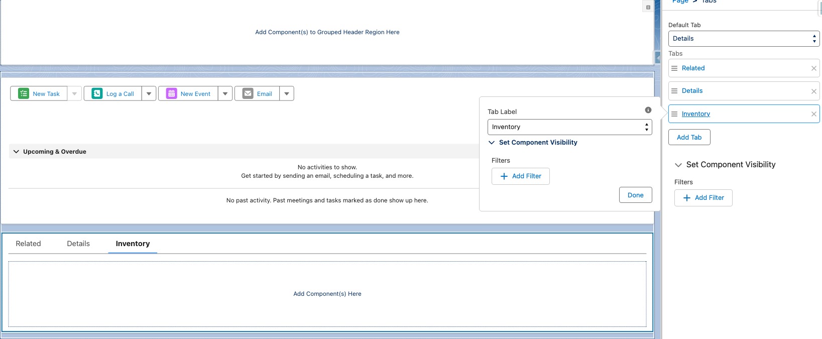 Set Conditional Visibility For Individual Tabs In Lightning App Builder Salesforce Watch 